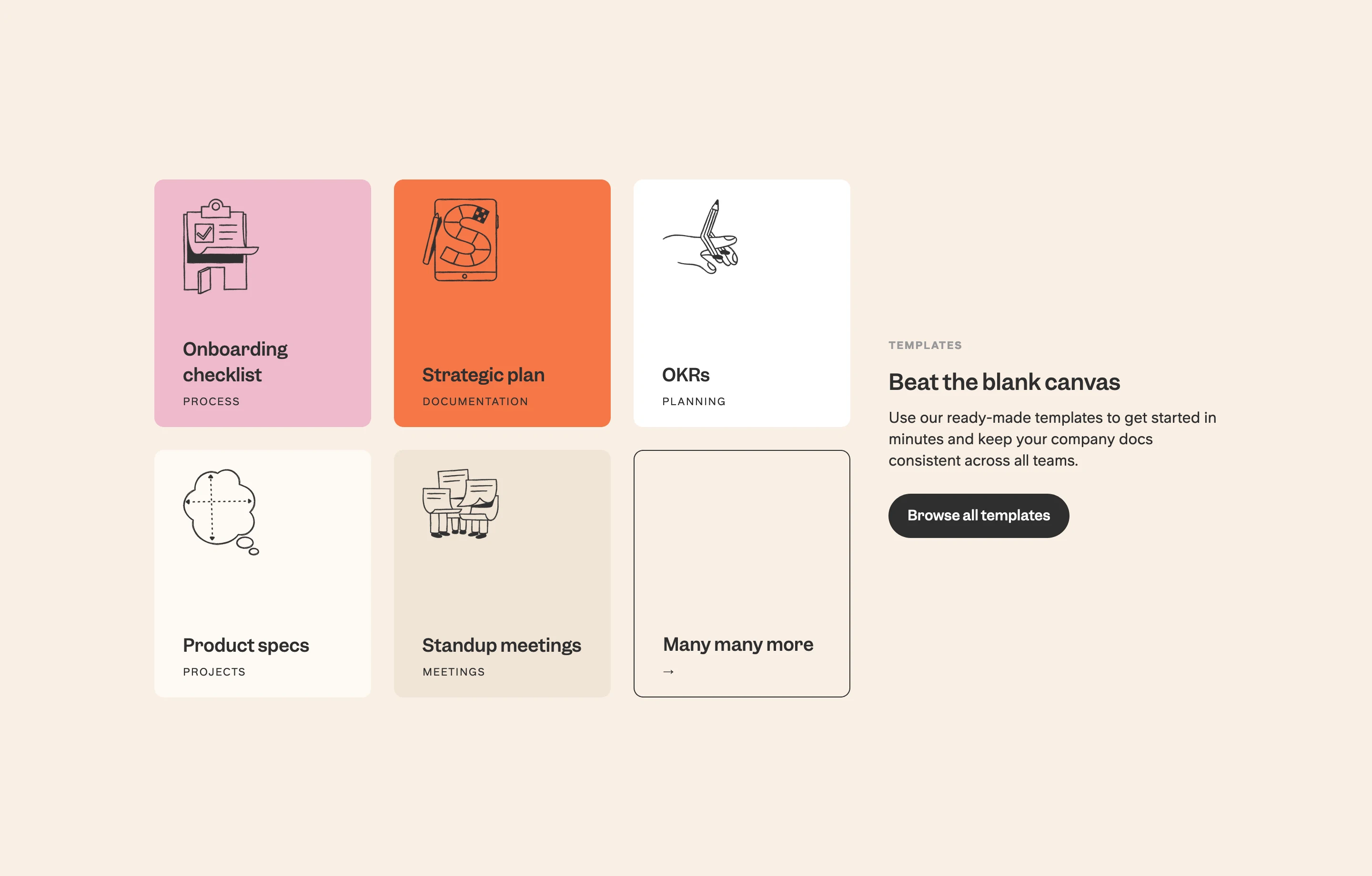 Slite Home Page Section Template | Feature Section Design Slite Home Page Section Template | Feature Section Design